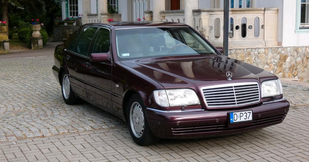 Има и такова животно – Mercedes W140 със заводска навигация и телевизор ...