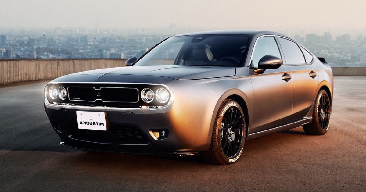 Honda Civic става Mitsuoka M55 с впечатляващ дизайн - AУТОМЕДИЯ